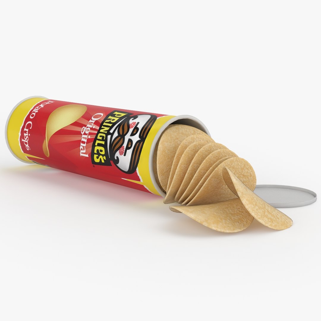 3d Pringles Real Realistic Model