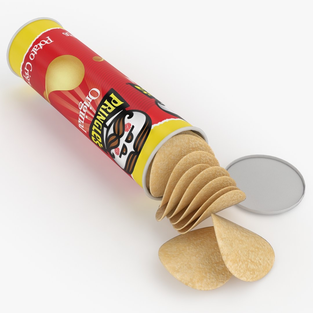 3d Pringles Real Realistic Model
