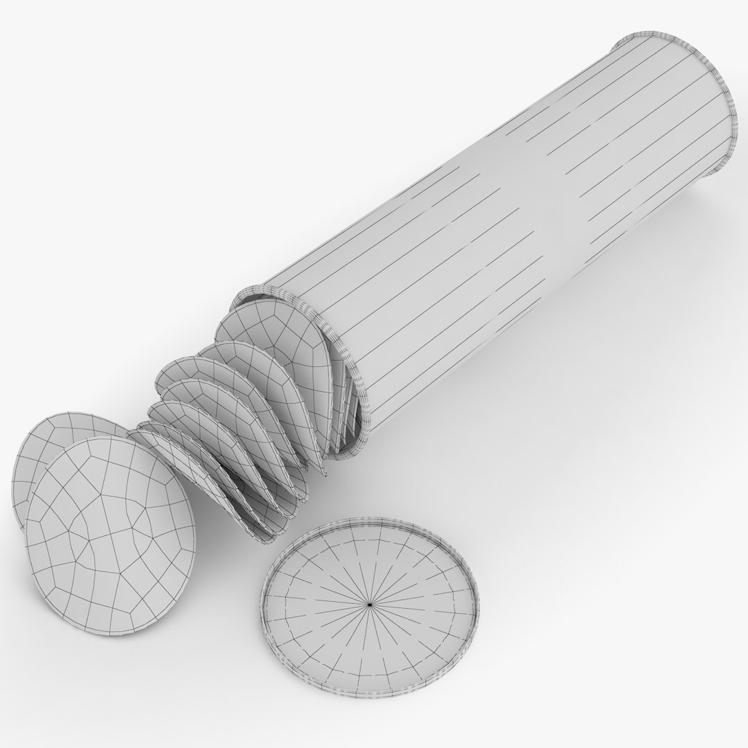 3d Pringles Real Realistic Model