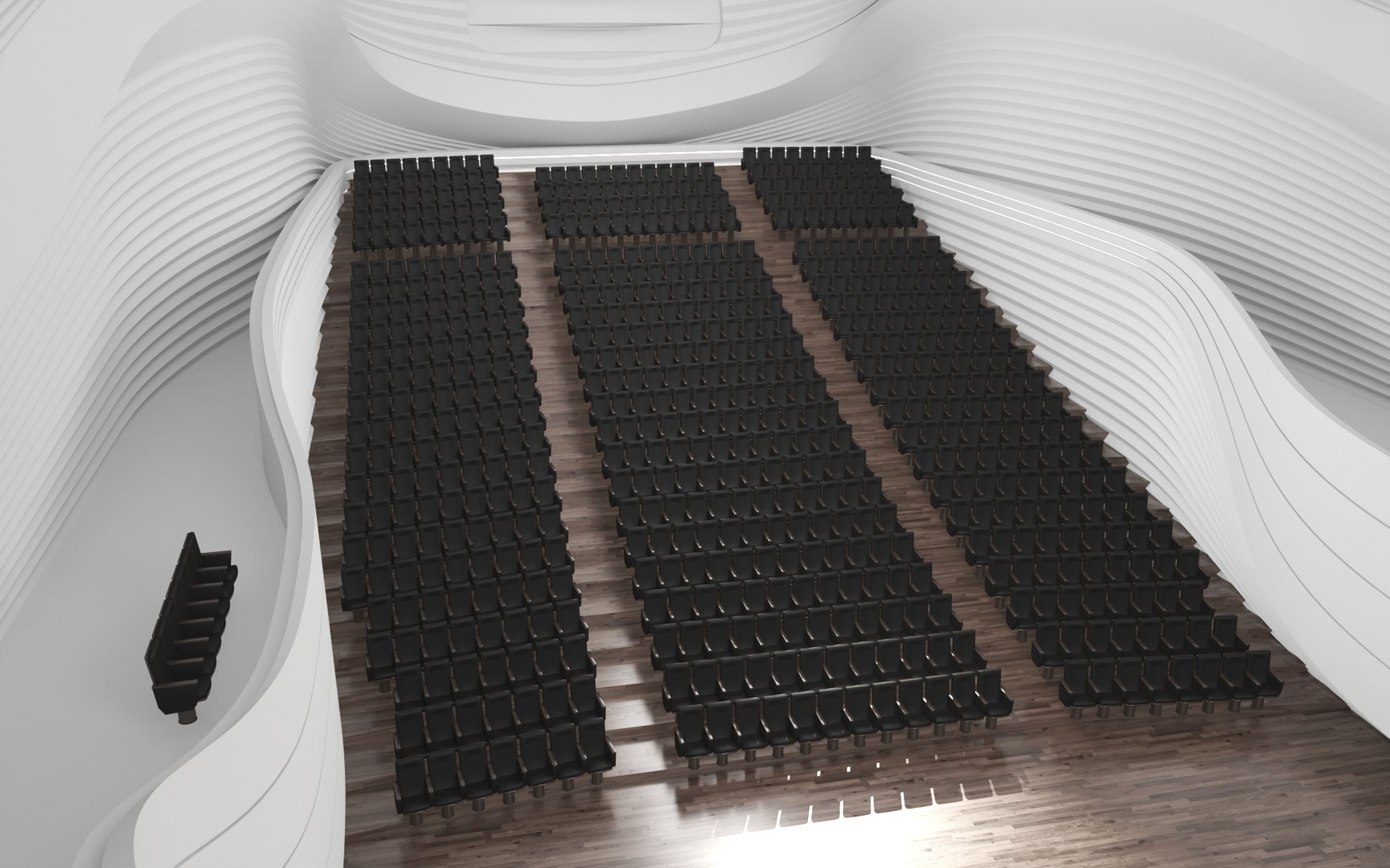 Modern Auditorium Scene 3D Model - TurboSquid 2477360