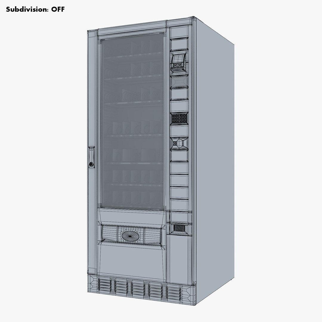 Snack Vending Machine Luce Eco M 1 model - TurboSquid 2126331