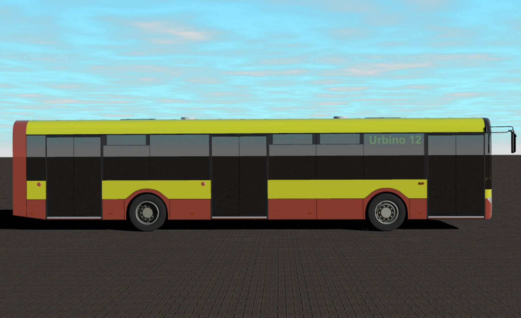 City Bus Solaris Urbino 3dm
