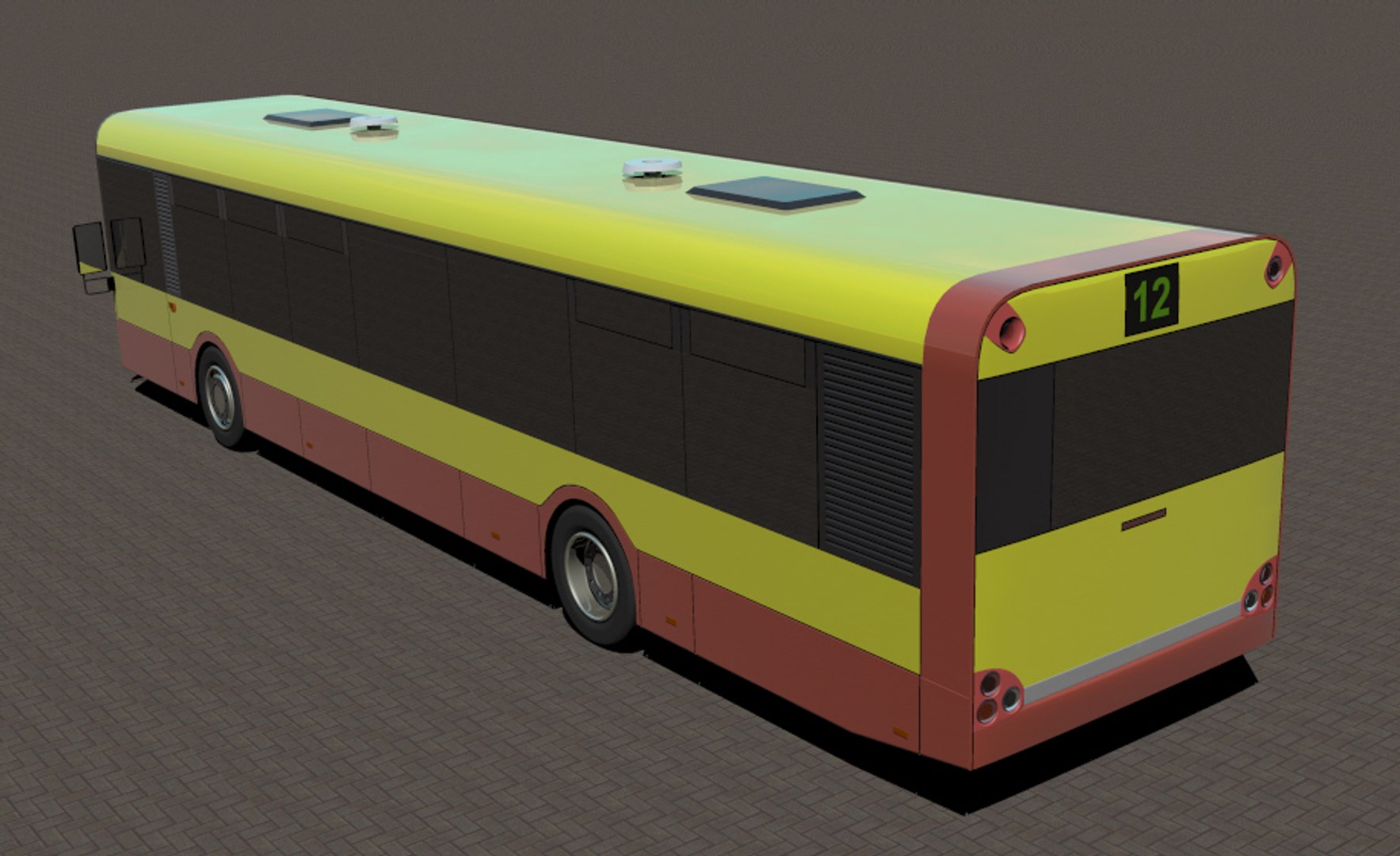 City Bus Solaris Urbino 3dm