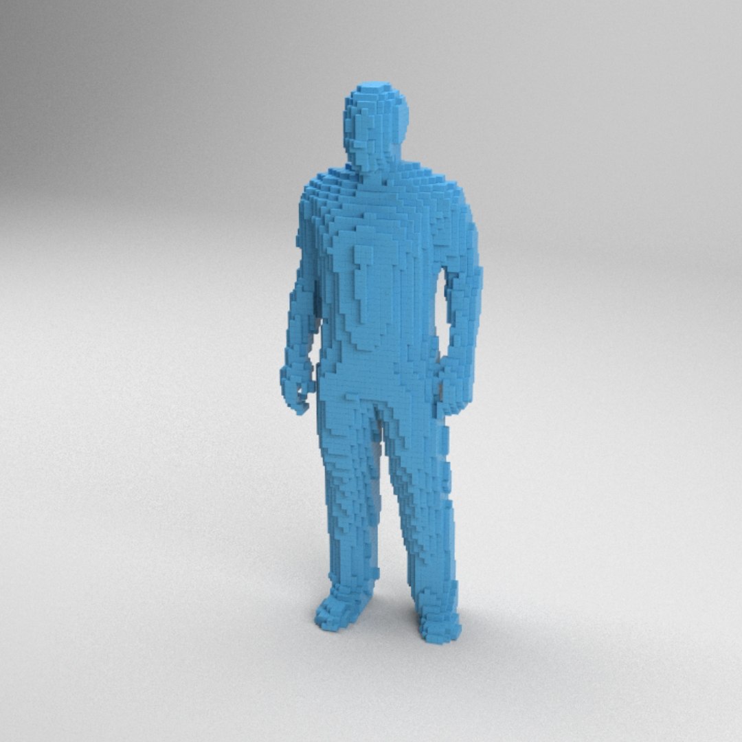 Voxel Man 3D Model - TurboSquid 1288863