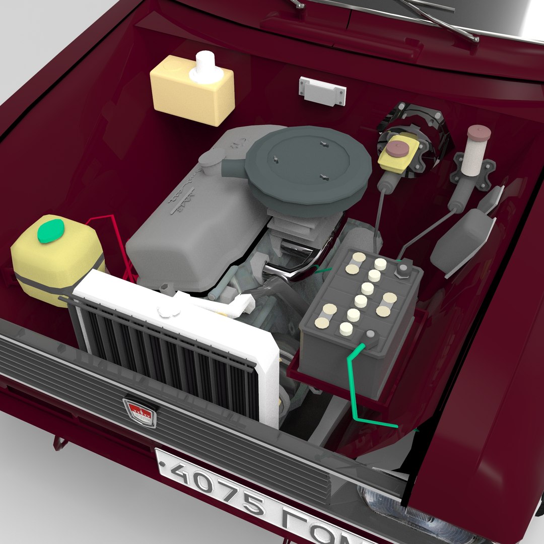 3D custom moskvich 2140 - TurboSquid 1292807