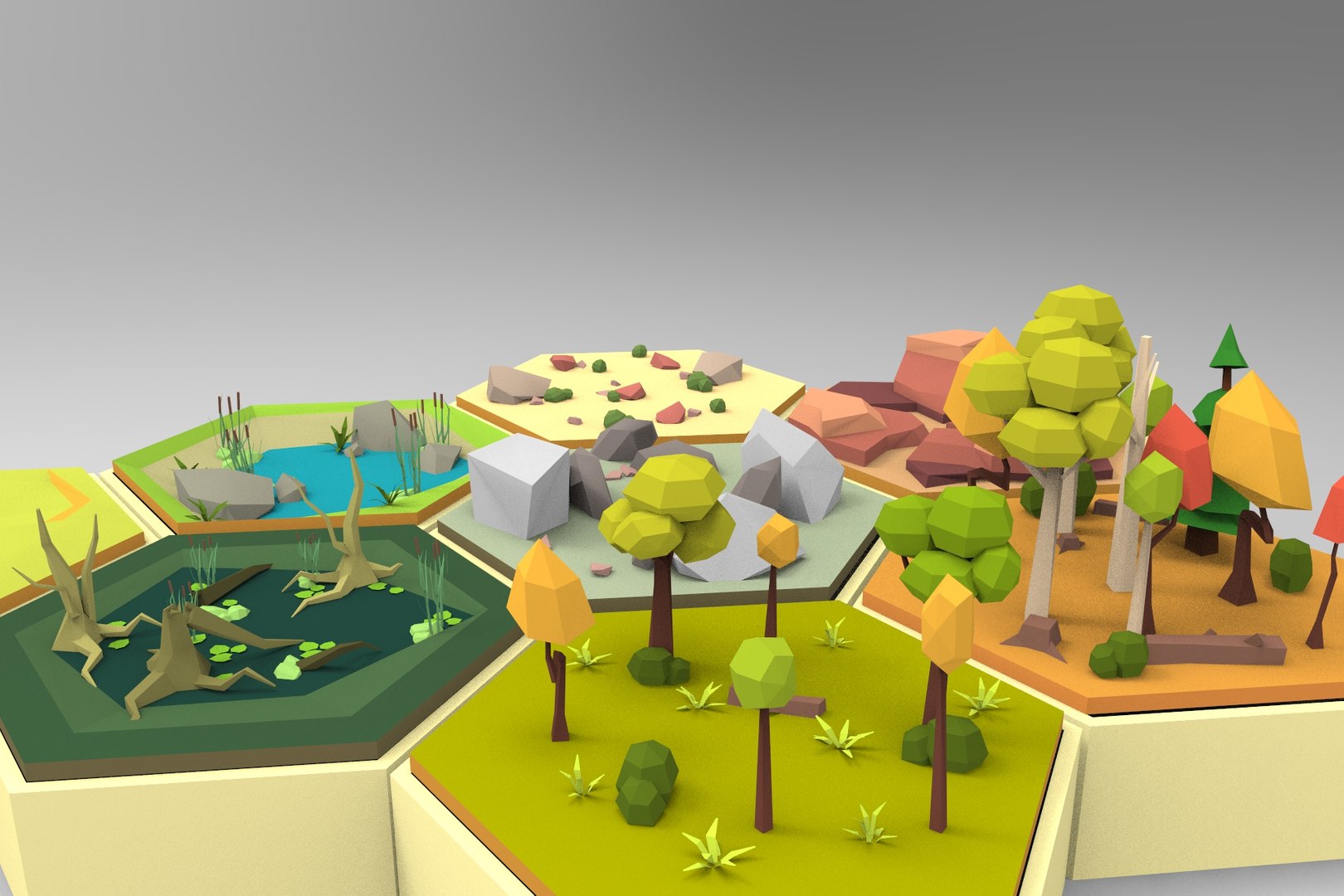 3D nature environment - TurboSquid 1334607