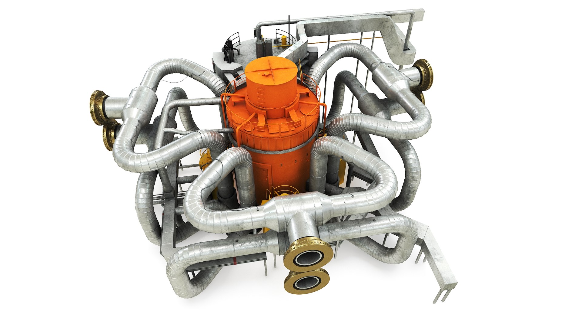 Nuclear Reactor Bn-800 Russian Model - TurboSquid 2258020