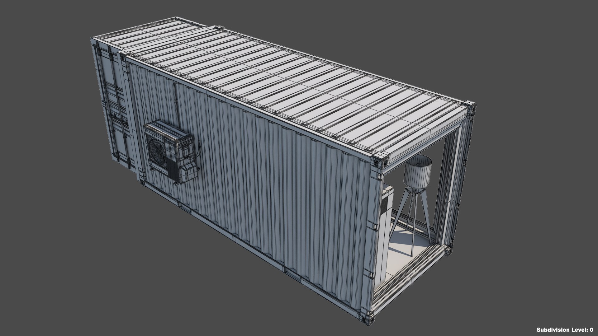 Office Container 2 3D model - TurboSquid 1798645