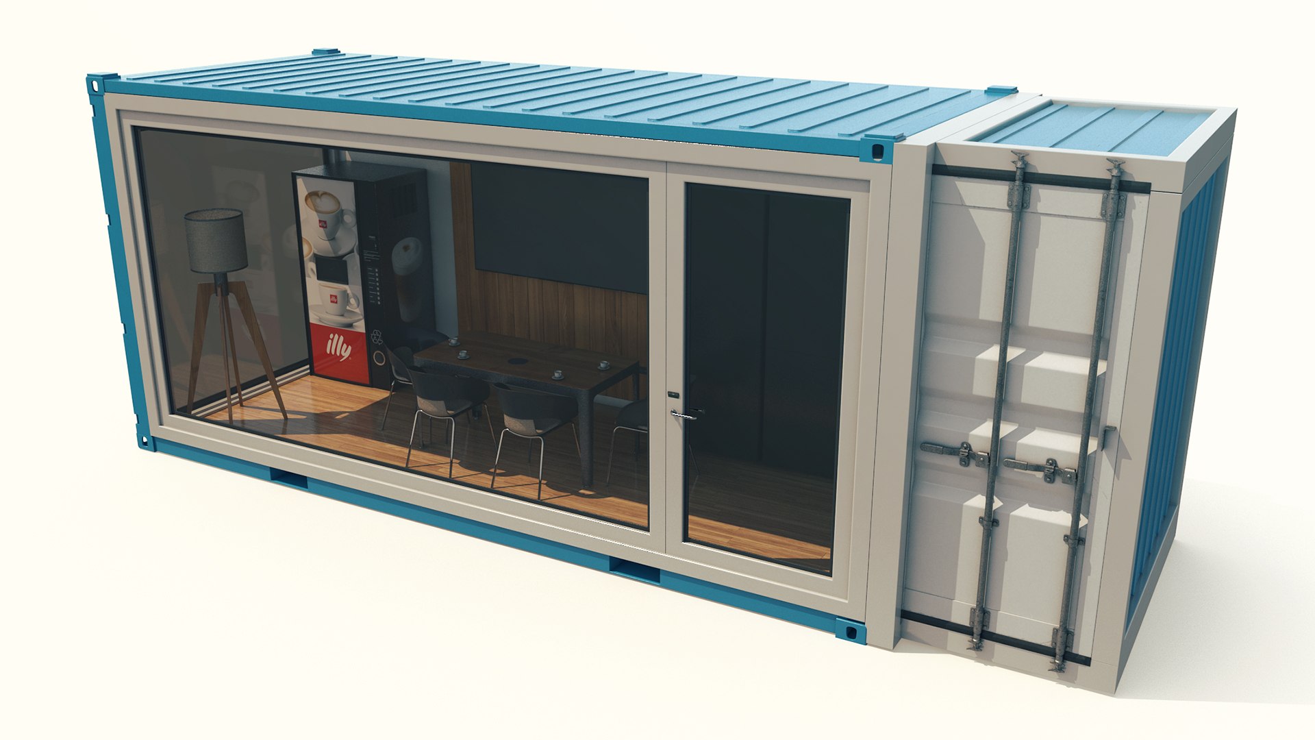 Office Container 2 3D model - TurboSquid 1798645