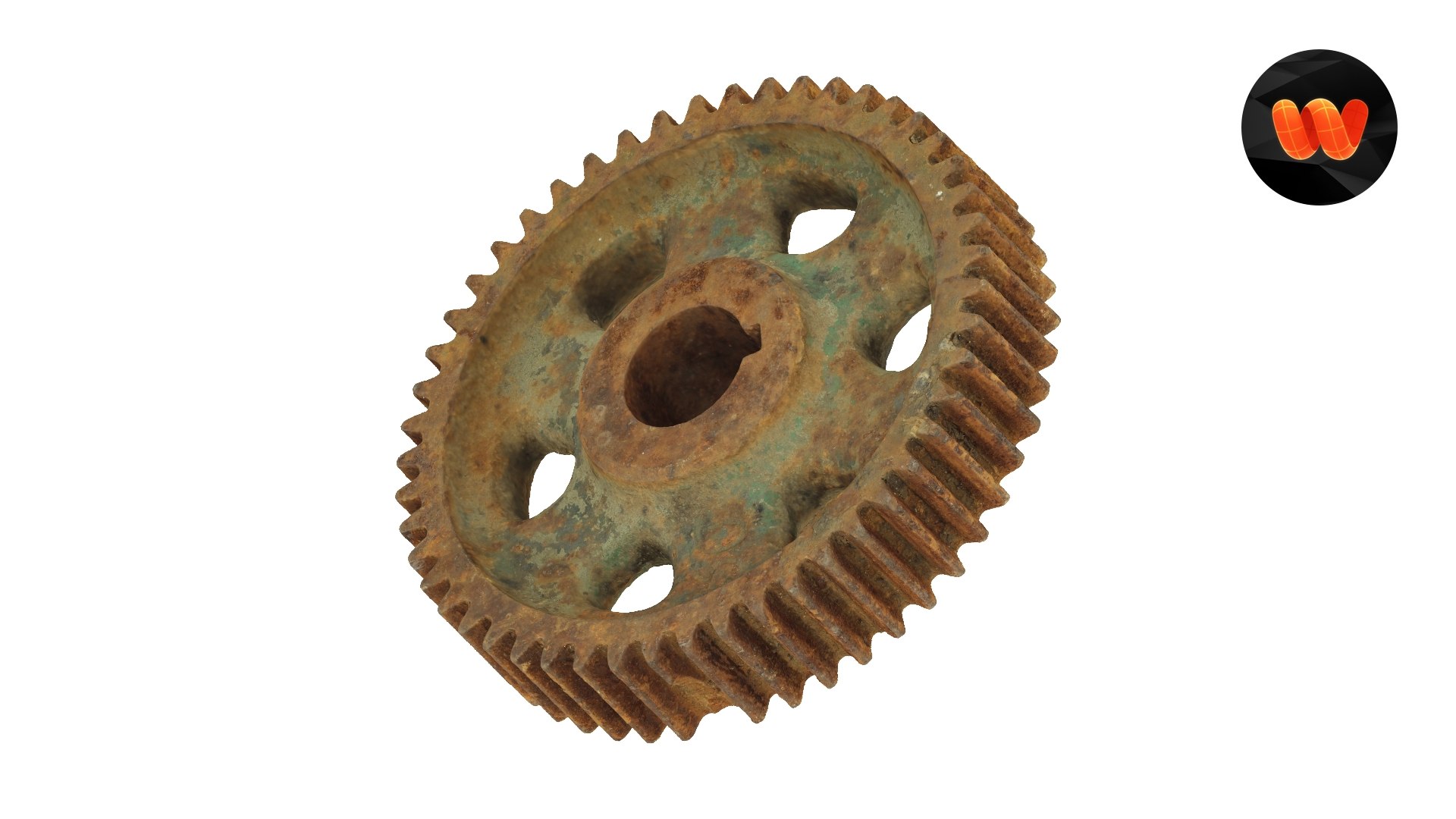 3D Old Rusty Gear Raw Scanned Model - TurboSquid 1784701