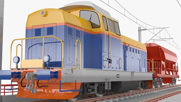 Bridge with cargo train 3D model - TurboSquid 1772514