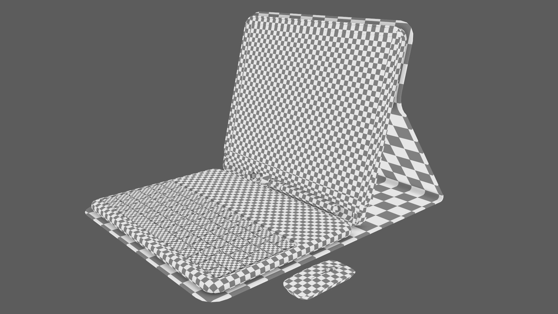 Modern Pc Tablet Set Pen Mouse Gold Like Version 3D model - TurboSquid ...