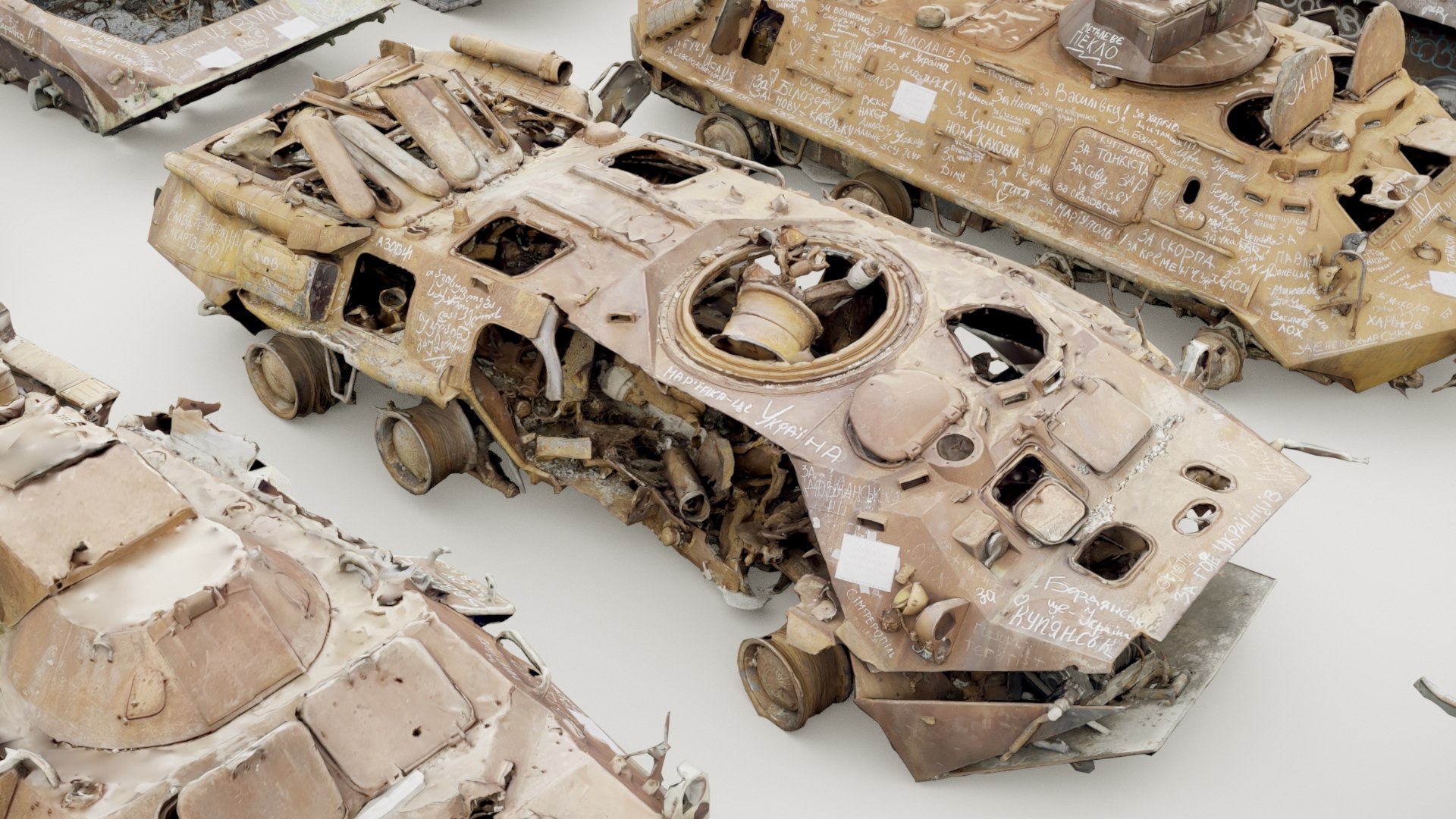 3D Destroyed russian armored vehicles Vol2 - TurboSquid 2142084