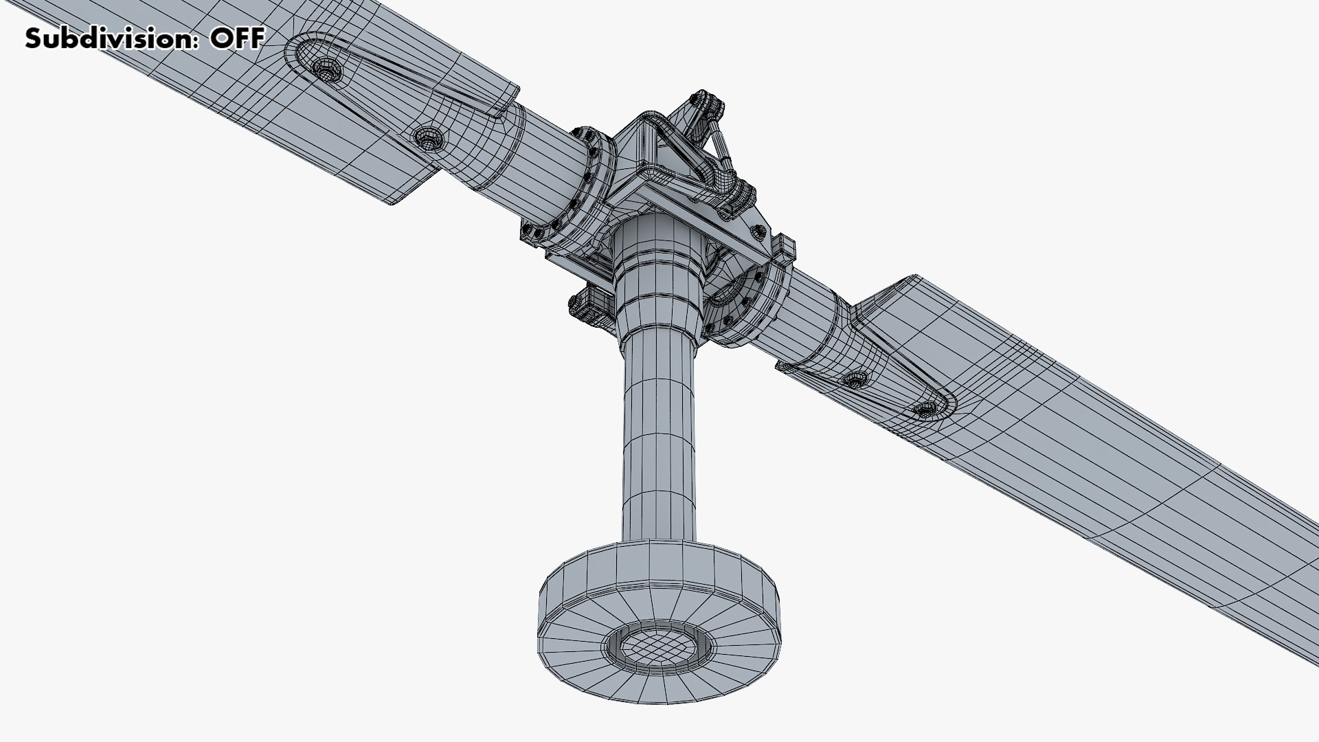 Helicopter Main Rotor System V 1 3D Model - TurboSquid 2023836