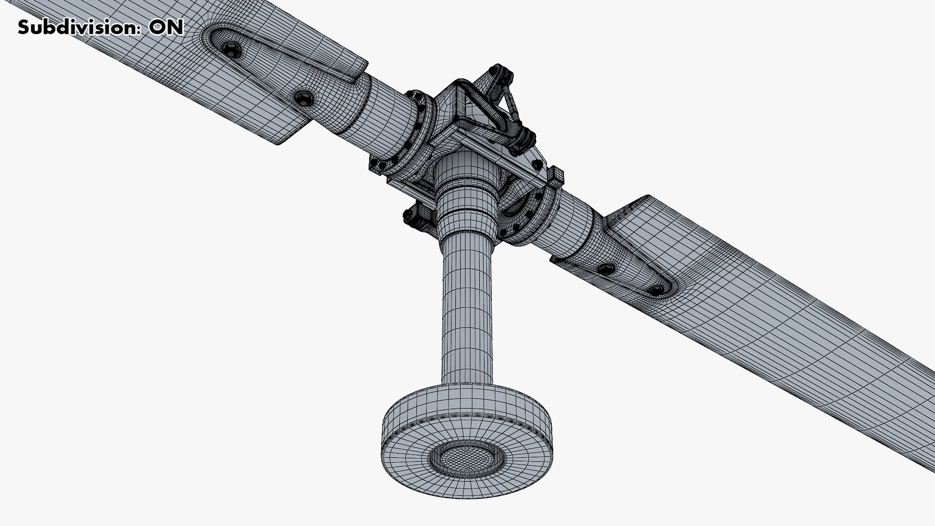 Helicopter Main Rotor System V 1 3D Model - TurboSquid 2023836