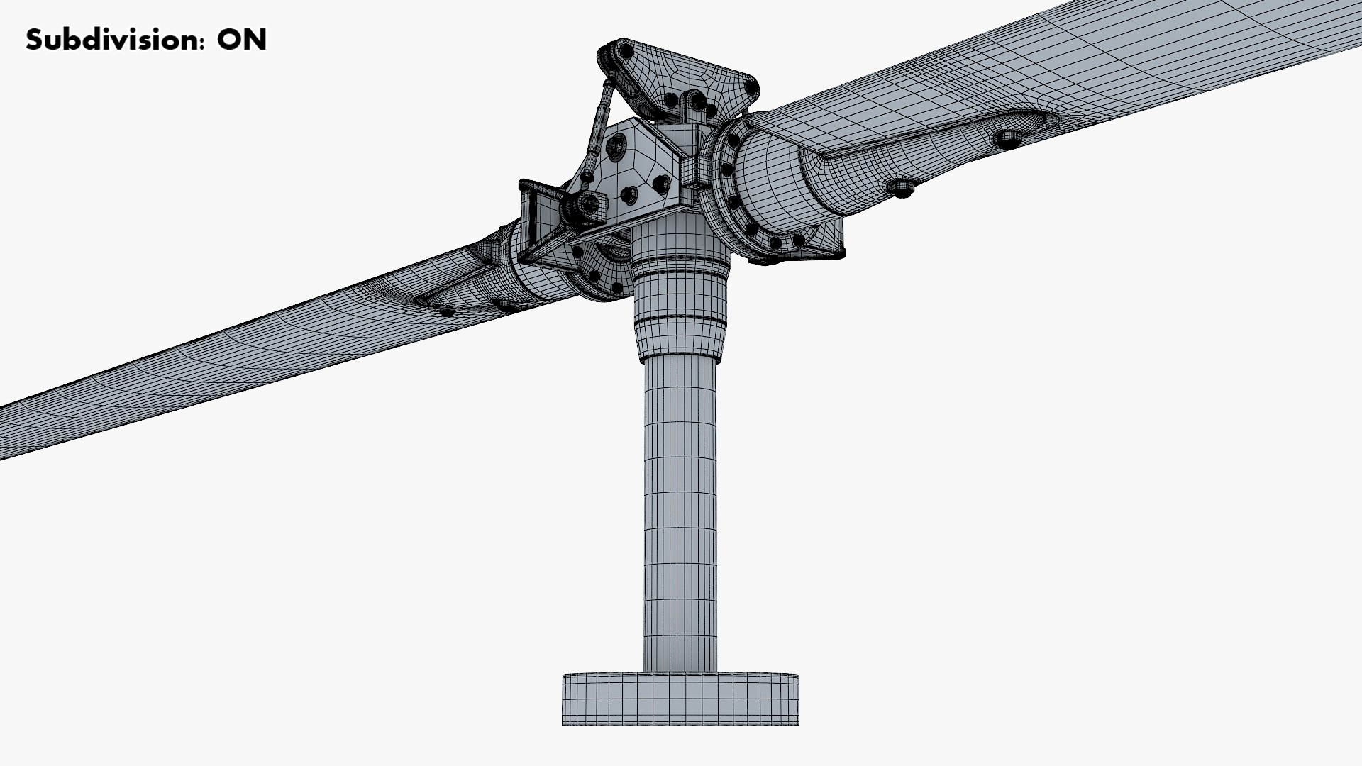 Helicopter Main Rotor System V 1 3D Model - TurboSquid 2023836