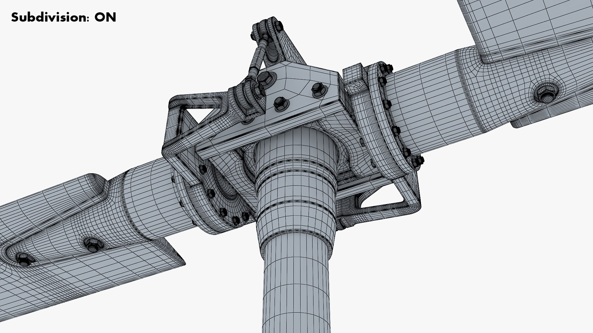 Helicopter Main Rotor System v 1 3D model - TurboSquid 2023836