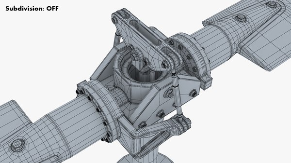 modelo 3d Helicopter Main Rotor System v 1 - TurboSquid 2023836