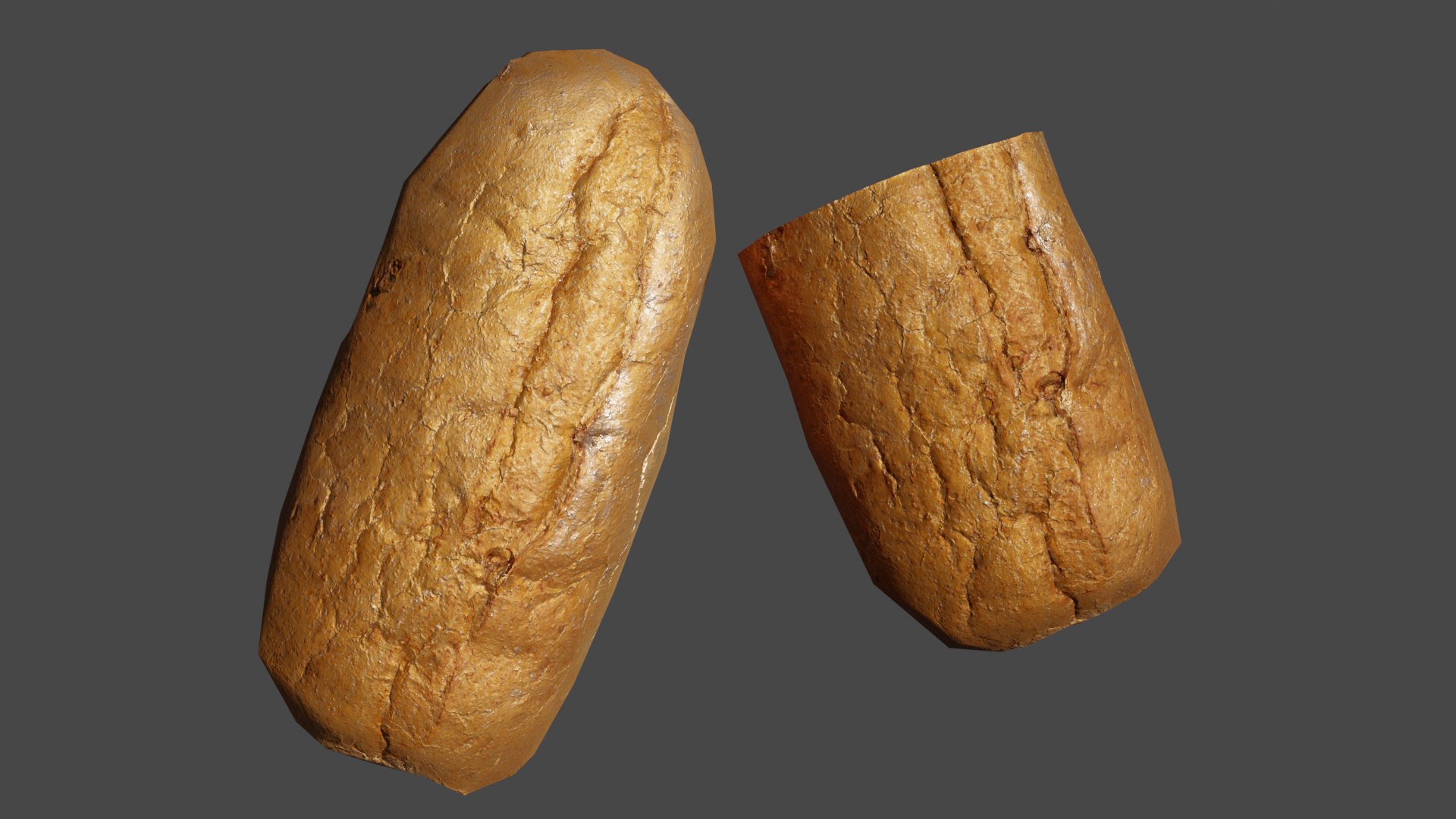 Walnut Bread 3D PBR Low-poly 3D Model 3D Model - TurboSquid 1979369
