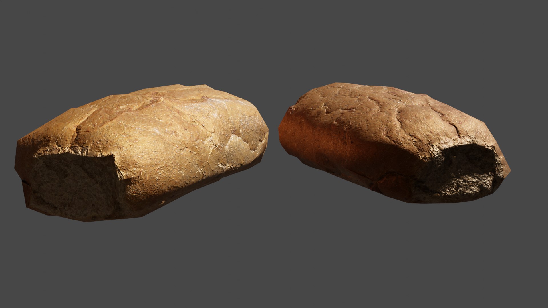 Walnut Bread 3D PBR Low-poly 3D Model 3D Model - TurboSquid 1979369
