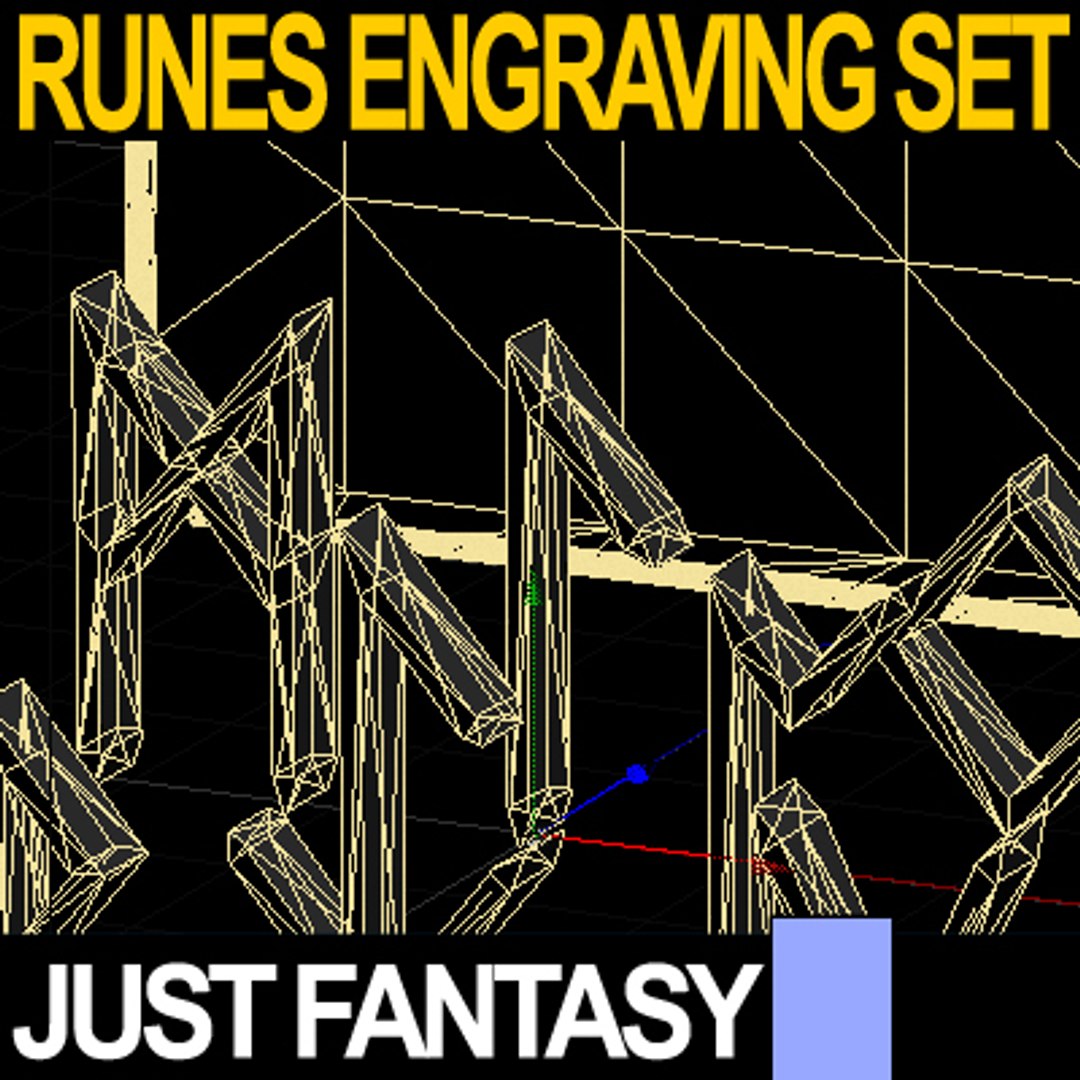 3d complete set runes engraved 3d complete set runes engraved