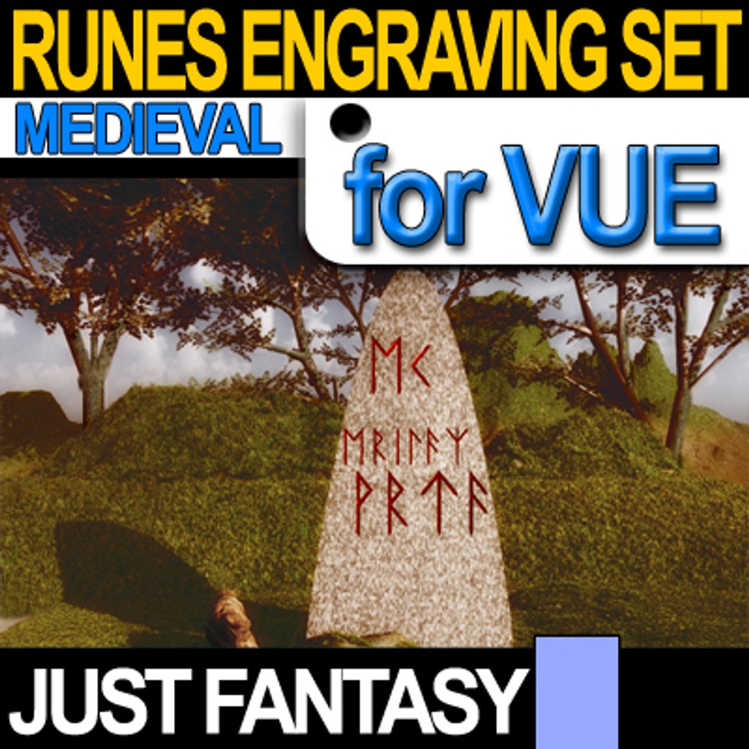 3d complete set runes engraved 3d complete set runes engraved