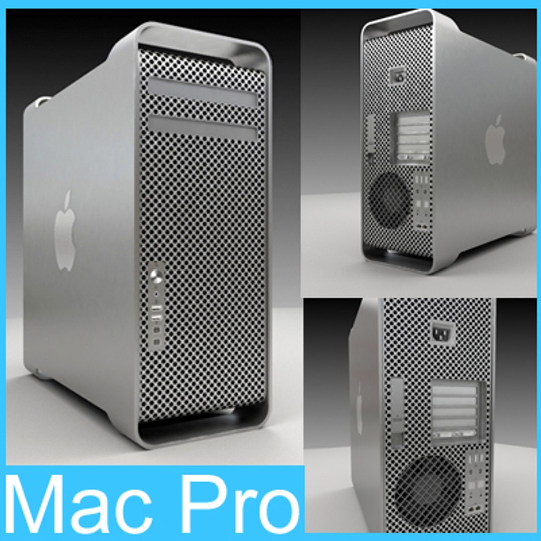 Mac Pro Workstation Computer 3d Model