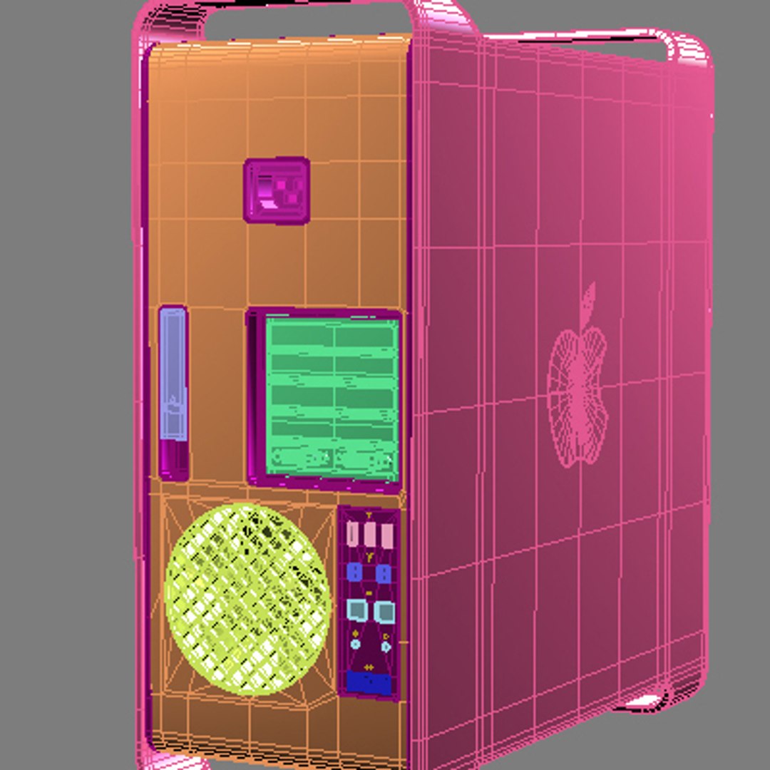 Mac Pro Workstation Computer 3d Model