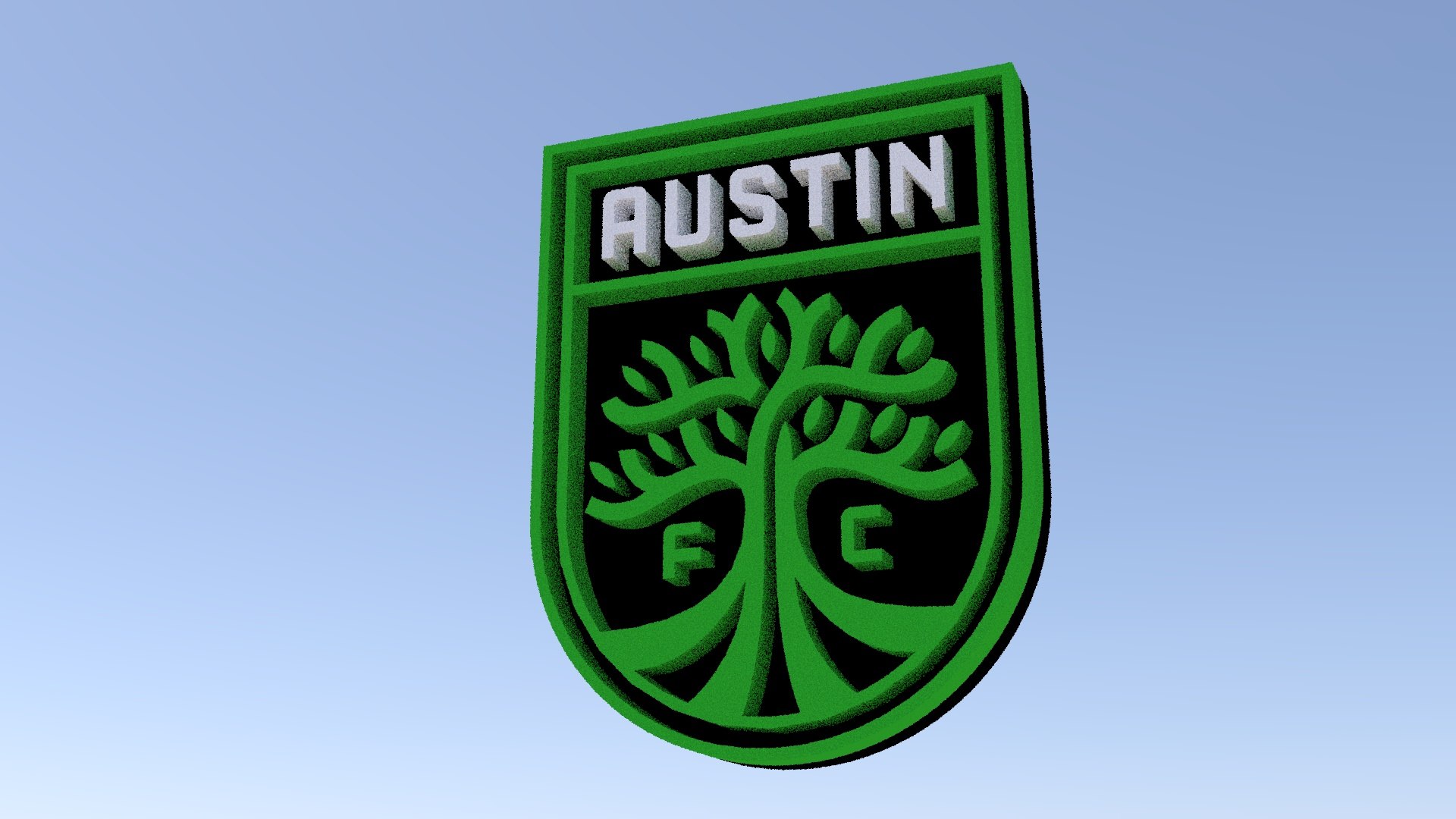 3D Model Austin FC Club Logo Keychan Printable And Renderable ...