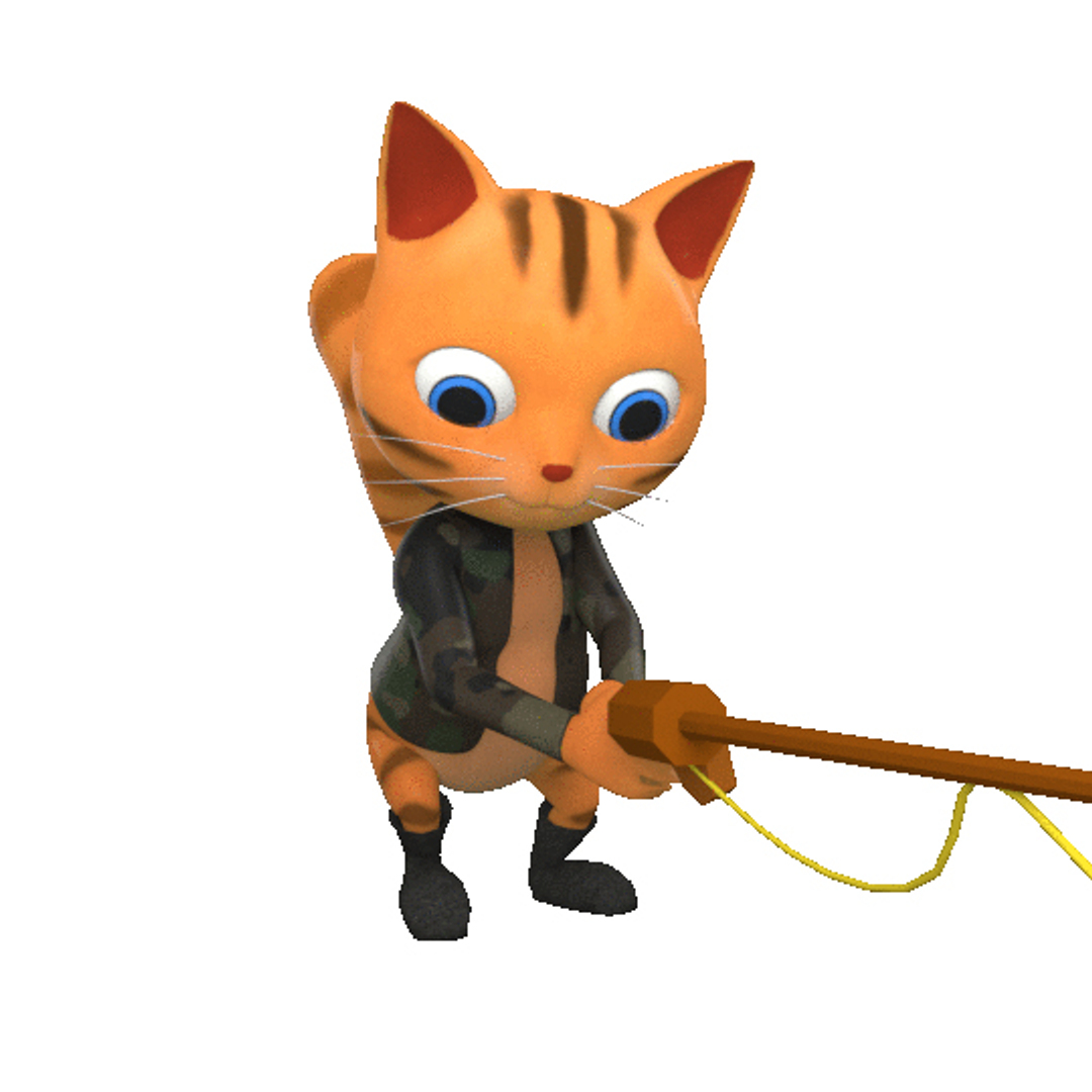 3D Orange Cat Model - TurboSquid 1597252