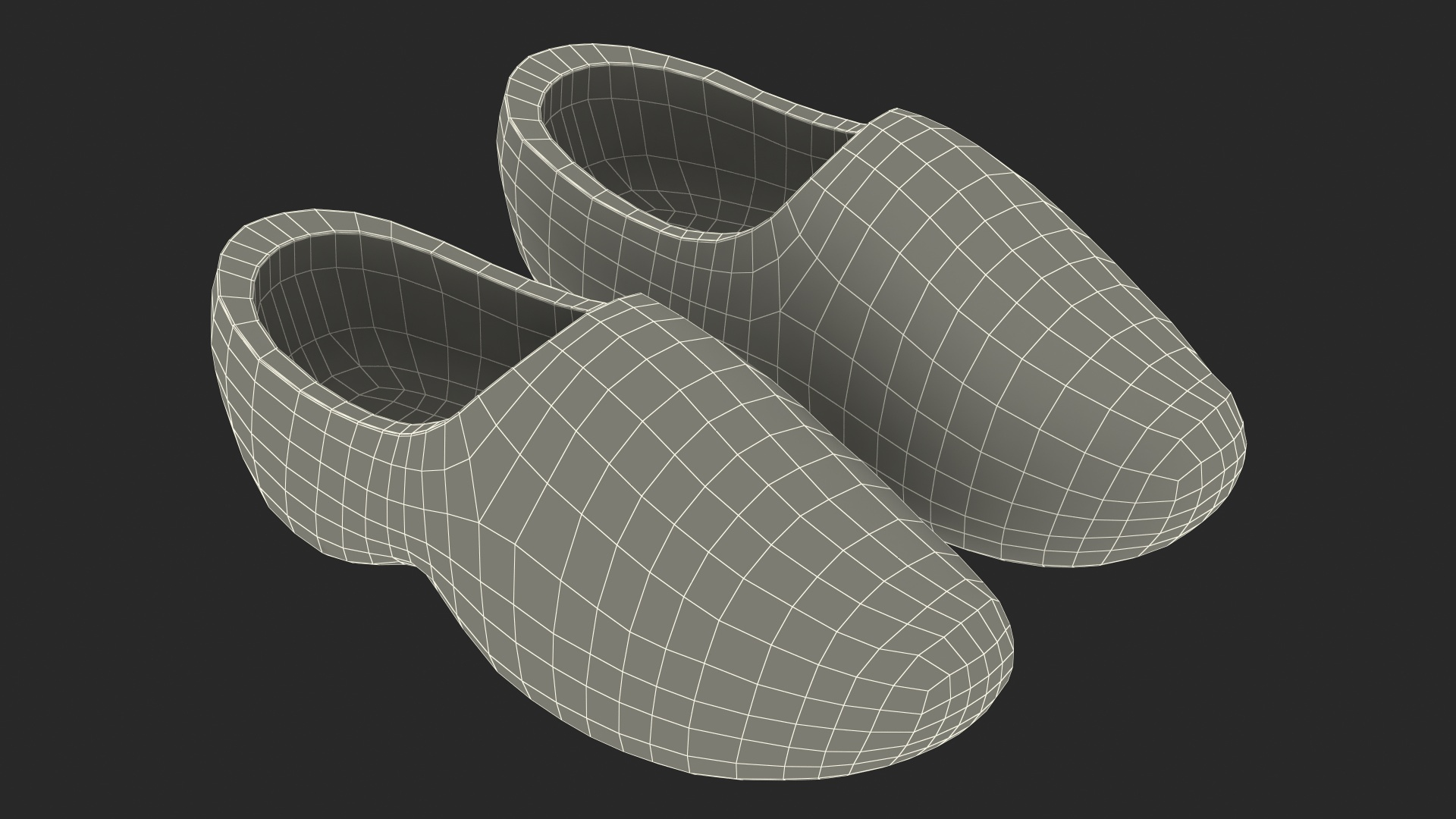 3D Red Dutch Clogs Shoes - TurboSquid 1974339