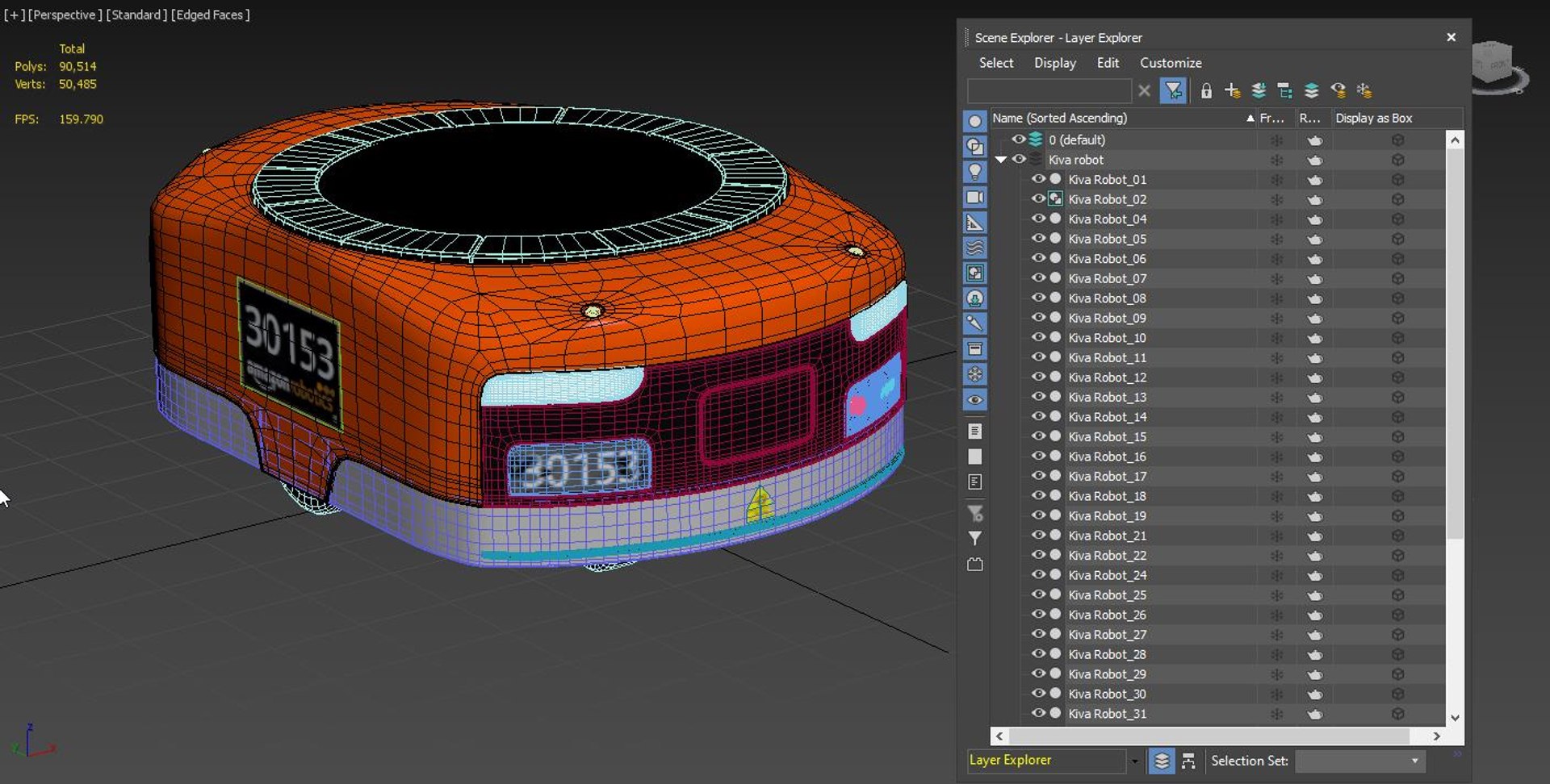 3D Amazon Kiva Robot - TurboSquid 1444923