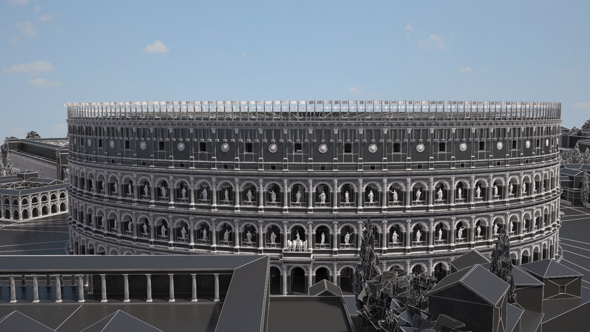 Colloseum roman 3D model - TurboSquid 1185549