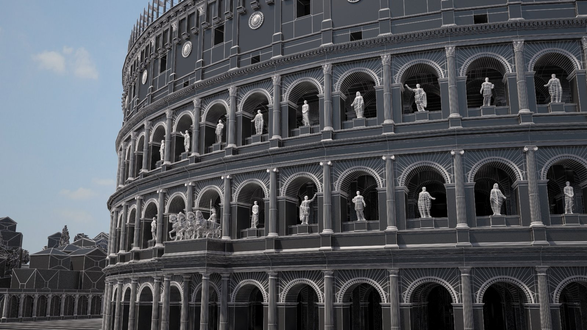 Colloseum roman 3D model - TurboSquid 1185549