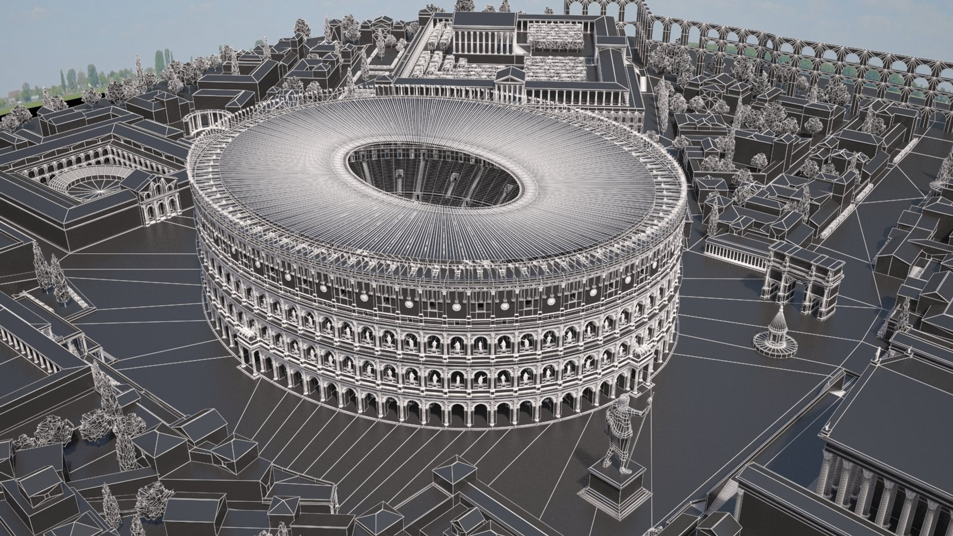 Colloseum roman 3D model - TurboSquid 1185549