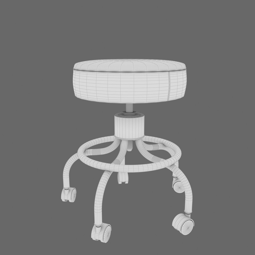 Max Wheeled Stool