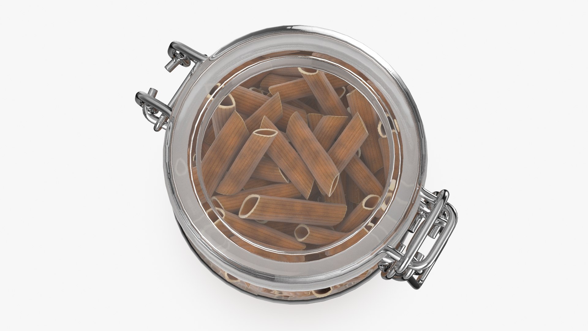 3D Model Whole Penne Pasta Jar - TurboSquid 2219899