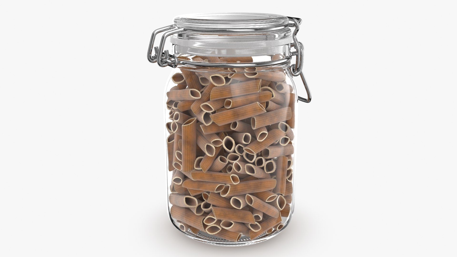 3D Model Whole Penne Pasta Jar - TurboSquid 2219899