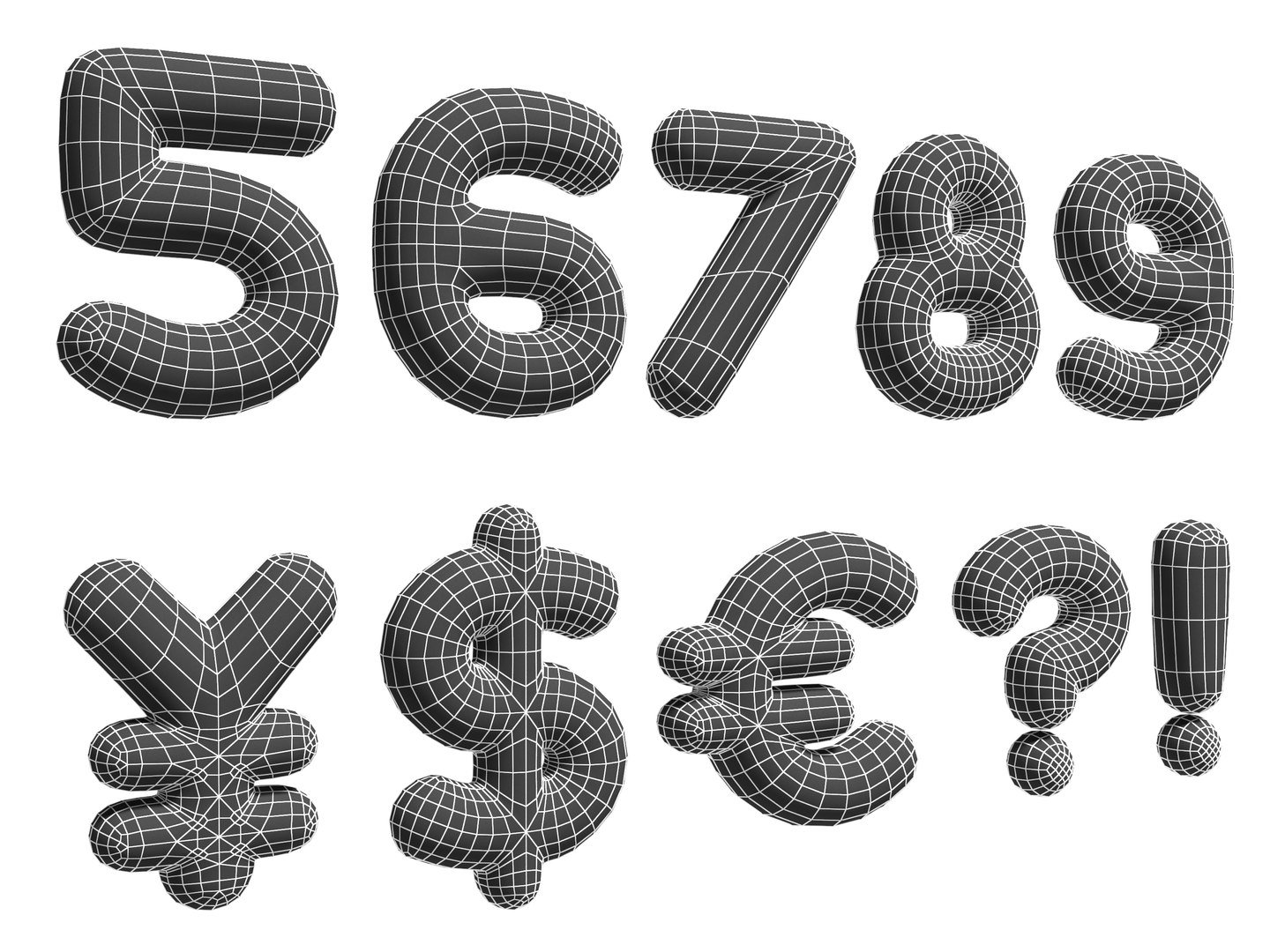 Letter Alphabet 3D - TurboSquid 1525448