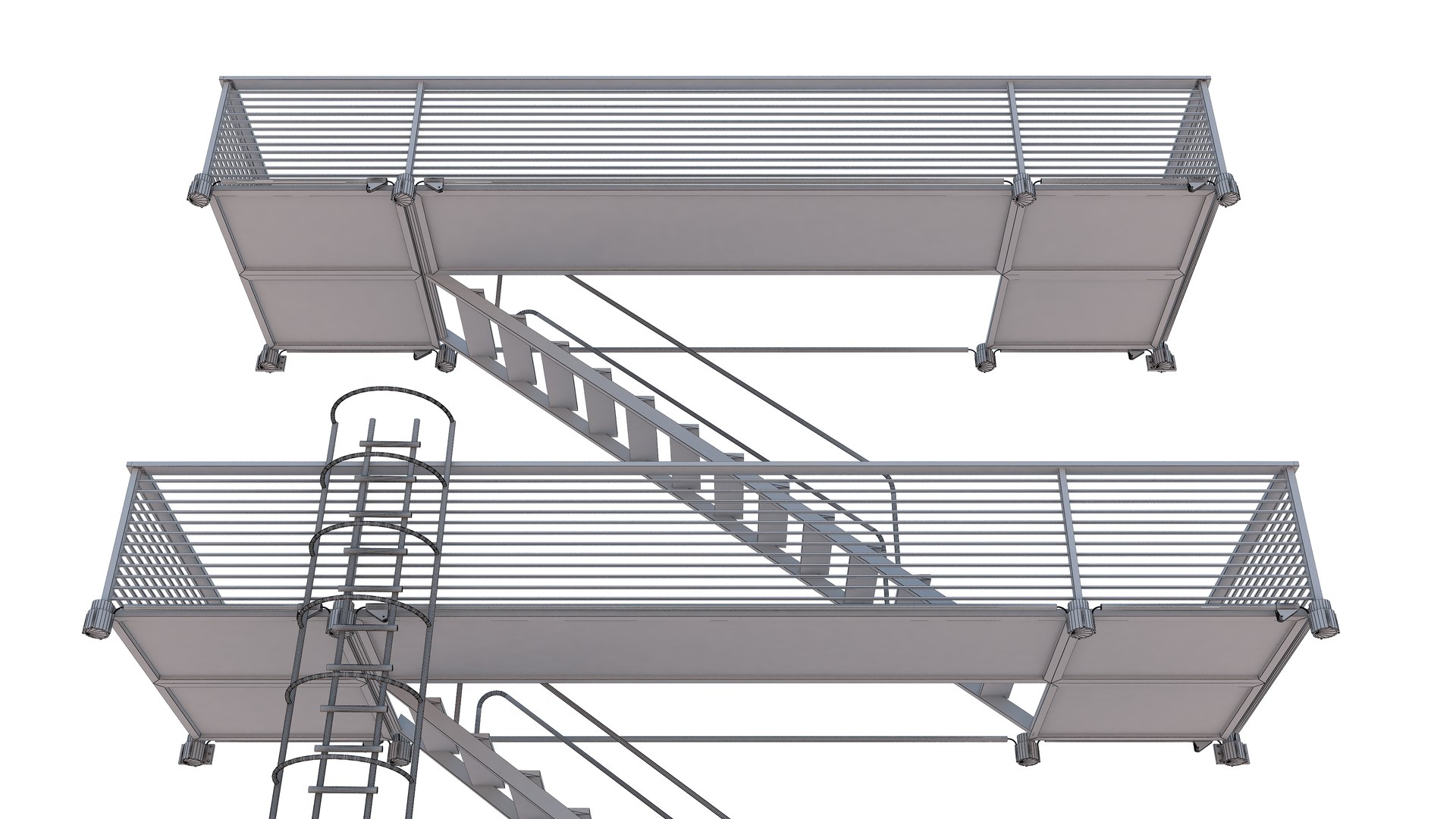Fire Escape Collection - TurboSquid 2335298