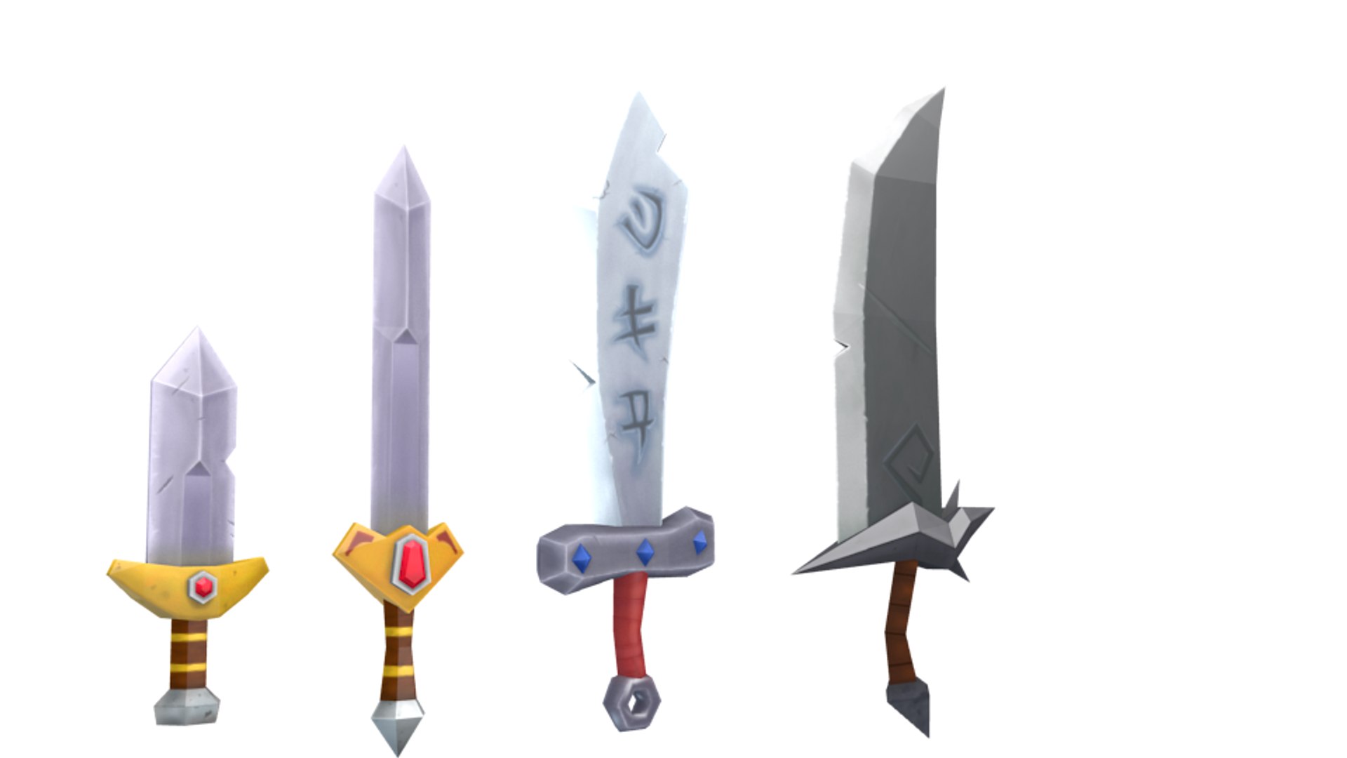 3d Swords Mobile Hand