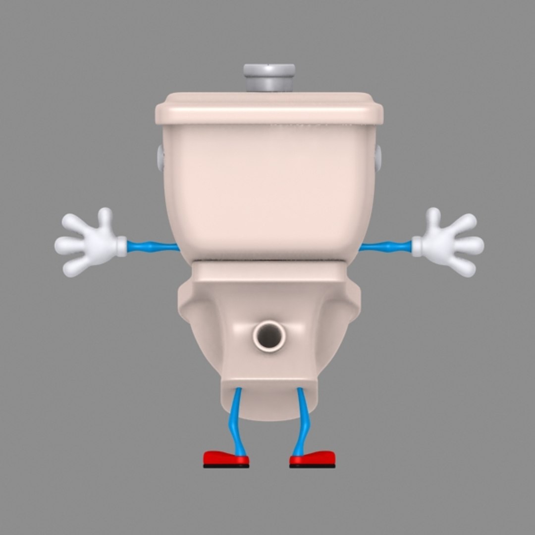 Cartoon Toilet Max