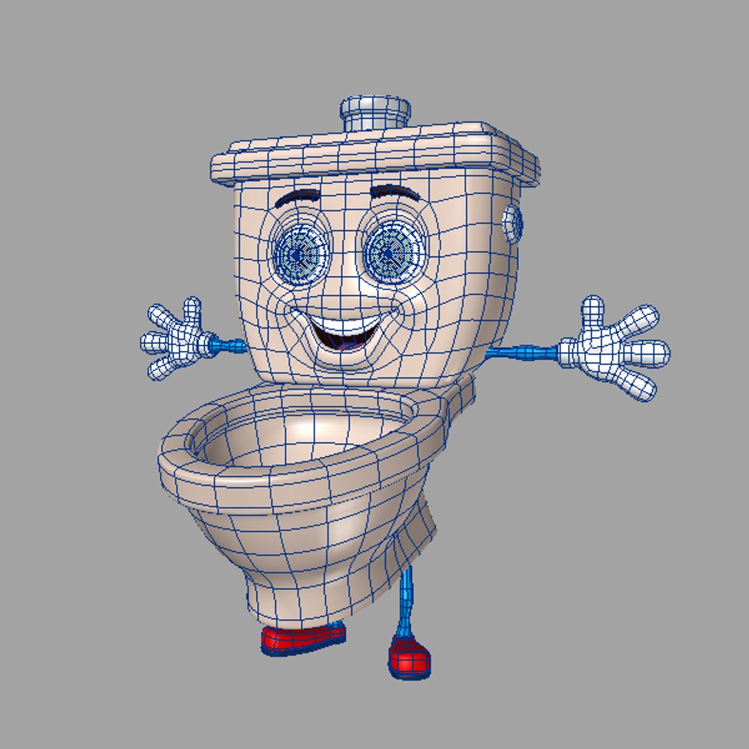 Cartoon Toilet Max