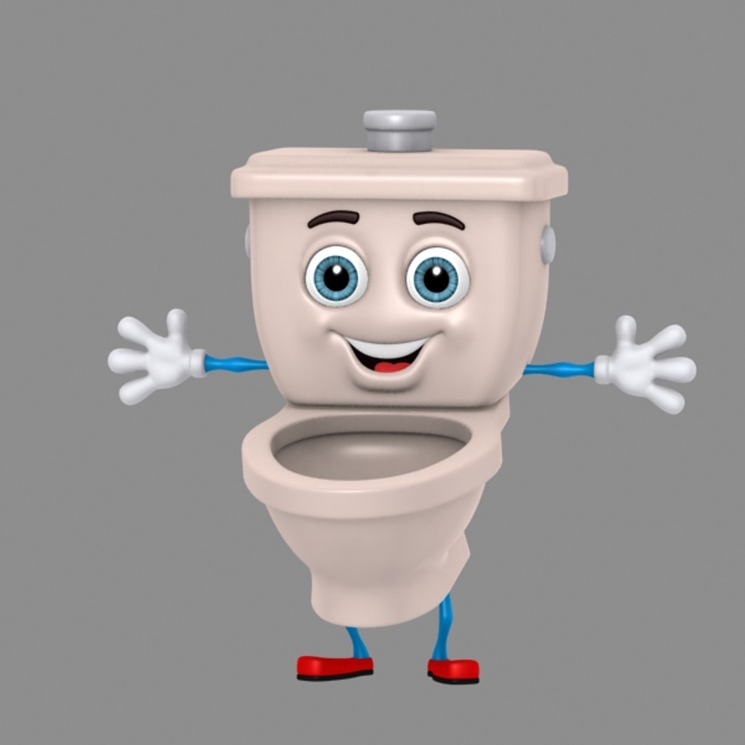 Cartoon Toilet Max