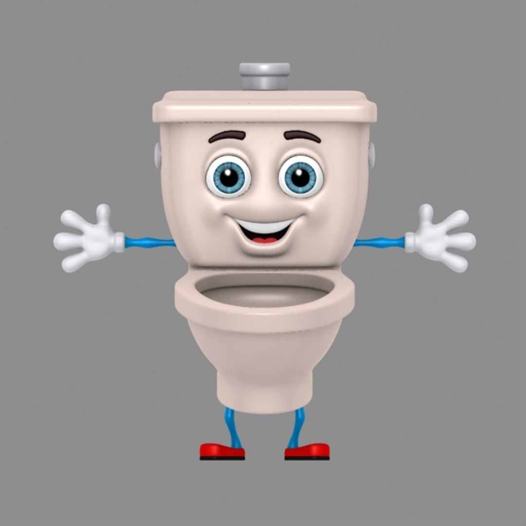 Cartoon Toilet Max