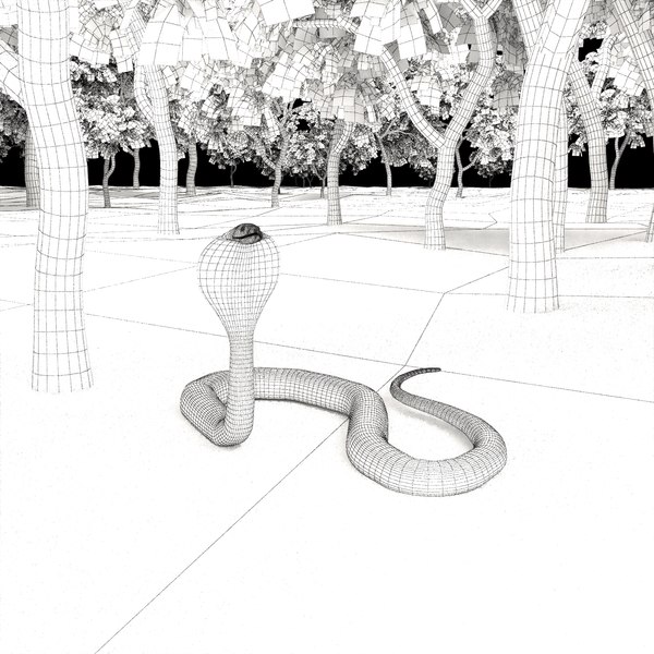 Spectacled Cobra 3D - TurboSquid 1795241