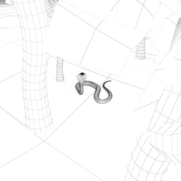 Spectacled Cobra 3D - TurboSquid 1795241