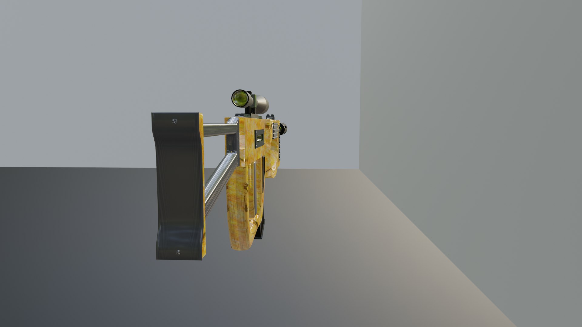 Space rifle 3D model - TurboSquid 1568732