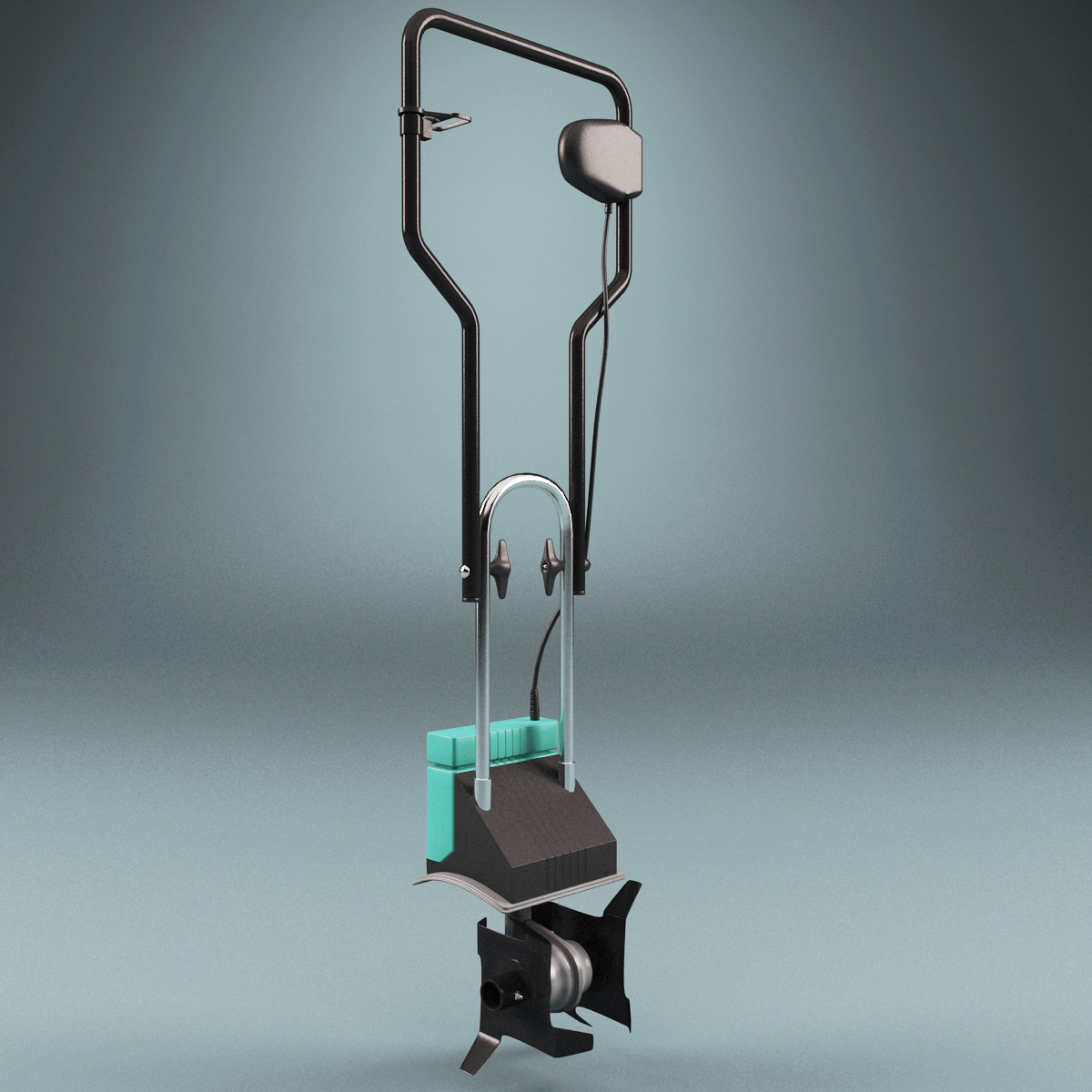 3d model electric cultivator eh 600