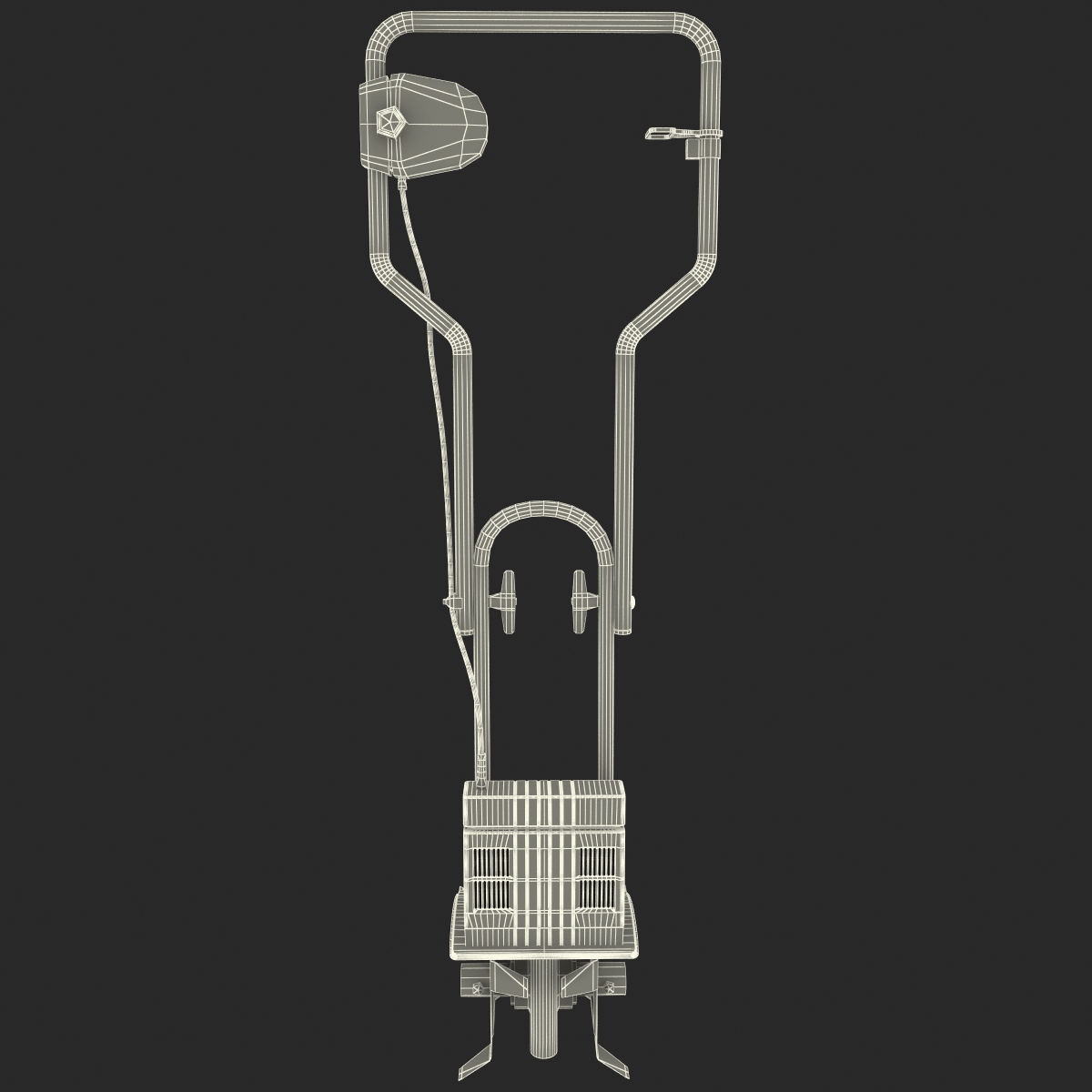 3d model electric cultivator eh 600